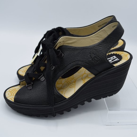 Fly London | Shoes | Fly London Womens Laceup Wedge Sandals | Poshmark